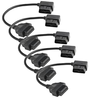 Amazon.com: iKKEGOL 5 Pack 1ft OBD ii OBD2 16Pin Male to Female Low ...
