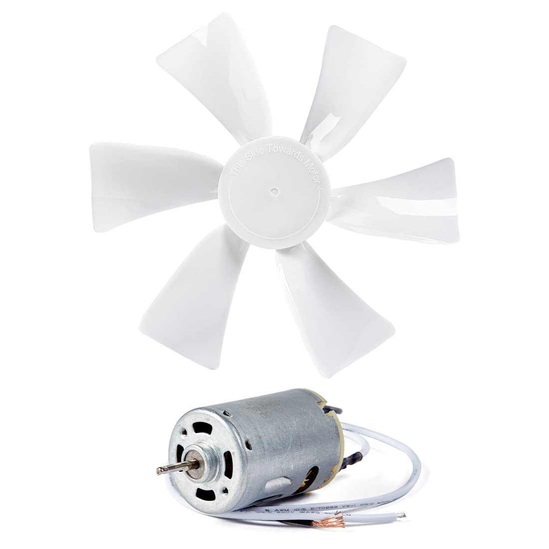 Buy UTSAUTO 6" RV Vent Fan Blades with 12V RV Vent Motor 1/8" D-Shaft ...