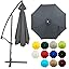 Regenschirm Ersatzstoff 2.0m-4.0m 6/8 Streben, UV-Schutz Wasserdichter ...