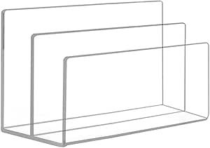 Amazon.co.jp: Rabbysan Desk Sorting Organizer 2 Compartment Acrylic ...