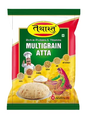 TATHASTU Chakki Fresh Whole Atta | Wheat Atta| Multi grain Atta| 5 kg ...