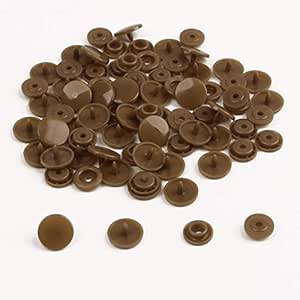 Amazon.com: T5 Plastic Snaps Button Fasteners Bag Folder Buckle Button ...