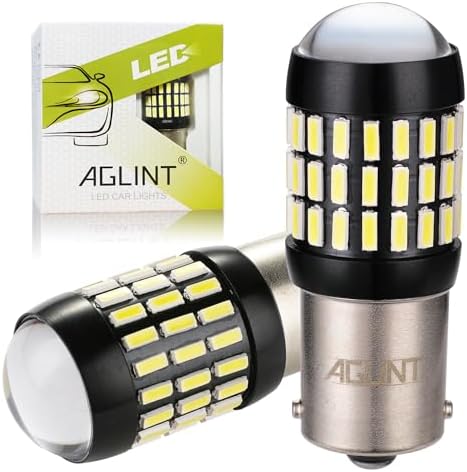 P21w 1156 Ba15s LED Bulb White 6000K 6W 12V-24V DC10-30V Super Bright ...