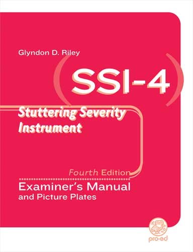 Amazon.com: SSI-4 Stuttering Severity Instrument Fourth Edition ...
