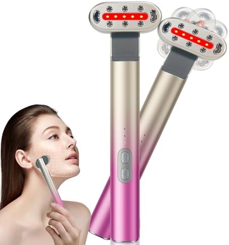 Amazon.com: Red Light Therapy Wand for Face and Neck,7 Colors LED 3 ...