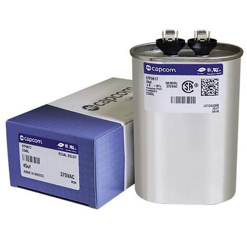 Amazon.com: 97F9615 35 uf MFD 370 Volt VAC - GE Genteq Reemplazo Oval ...