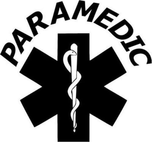 Amazon.com: Paramedic Star Life Symbol Occupation Graphic Car Truck ...