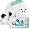Amazon.com: Babysense 5" HD Split-Screen Baby Monitor, Video Baby ...