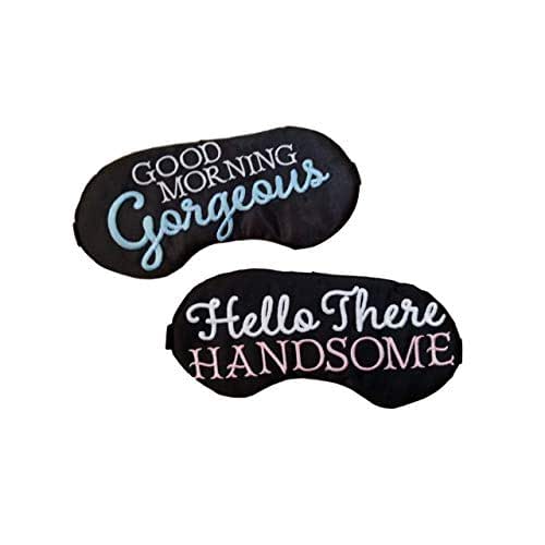Amazon.com: Good Morning Gorgeous and Hello There Handsome Sleep Masks ...