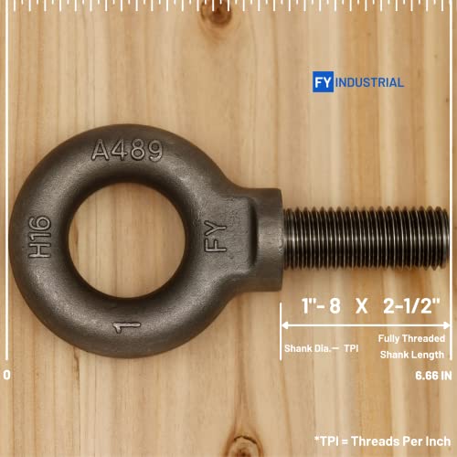 Snapklik.com : Lifting Shoulder Eye Bolt 1-8 X 2-1/2