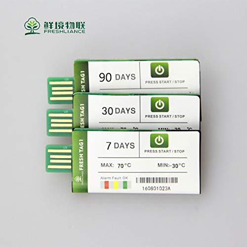 Freshliance Fresh Tag 1 90 Days USB Temperature Data Logger Waterproof ...