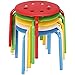 Amazon.com: Yaheetech 12in Plastic Stack Stools - Colored Classroom ...