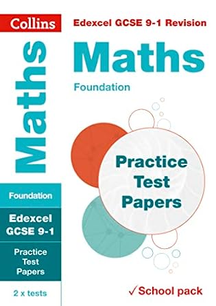 Edexcel GCSE 9-1 Maths Foundation Practice Test Papers: Shrink-Wrapped ...