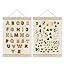 Amazon.com: HRQKO Western Alphabet Poster Hanger Frame, Western Nursery ...