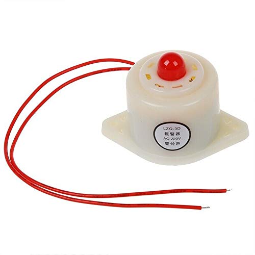 WHIZZO 2X(BJ-3 AC220V Industrial LED Blinker Red Alarm Siren Buzzer ...