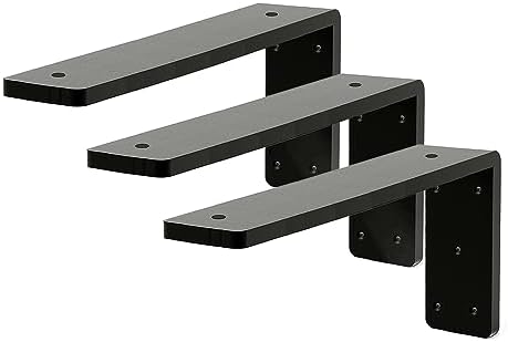 Amazon.com: Countertop Support Bracket 18 Inch 3 Pack 3/8" Thick Heavy ...