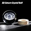 Amazon.com: Arikyrist 80mm 3D Saturn Crystal Ball Night Light, Crystal ...