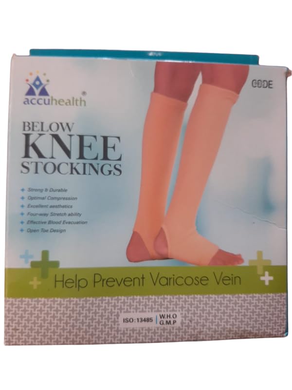 Buy Accuhealth Below Knee Stockings | Medical Grade Stockings for Pain ...