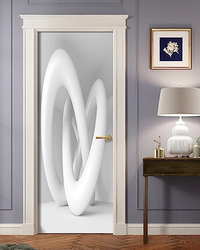 Amazon.com: Door Sticker -3D Door Mural Peel and Stick, Removable Self ...