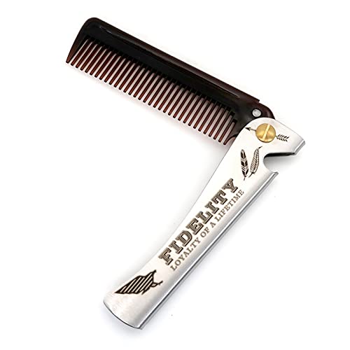 Amazon.com : Fidelity Neodymium Flip Comb for Men, Fine Tooth Hair Comb ...