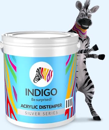 Indigo Acrylic Distemper White 10L : Amazon.in: Home Improvement