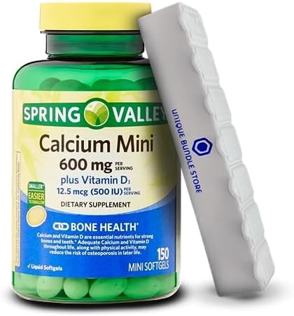 Amazon.com: Spring Valley, Calcium 600 MG with Vitamin D3, Dietary ...