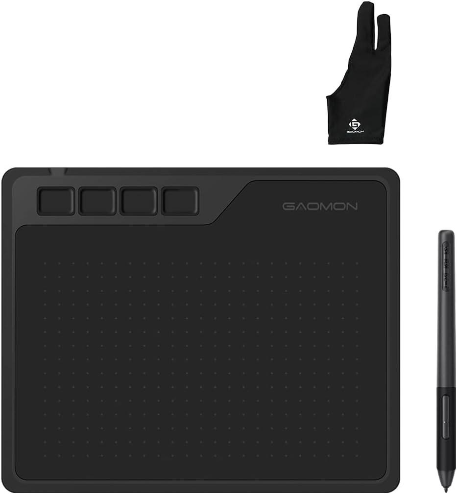 Amazon.com: GAOMON S620 6.5 x 4 Inches Graphics Tablet with 8192 ...