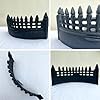 18-Inch Castle Fire Front Fret in Matte Black - Decorative Fireplace ...