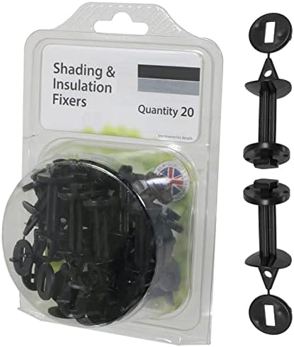 SPARES2GO Greenhouse Insulation Shading Fixers Bubble Wrap PVC Plastic ...