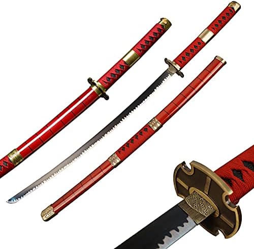Buy 41" Roronoa Zoro Steel Swords Real,Kitetsu,Wado Ichimonji,Shusui ...