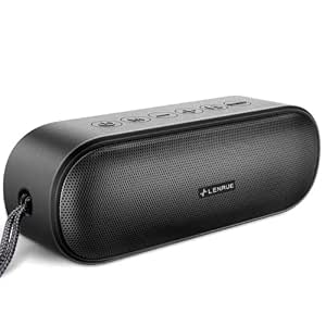 LENRUE A15 Portable 5.0 Bluetooth Speaker, IPX7 Waterproof, Maximum16W ...