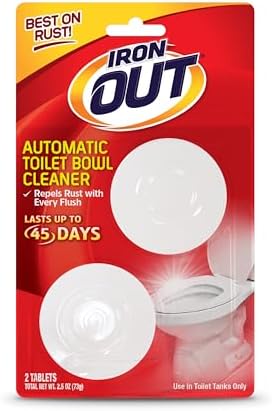 Amazon.com: Iron OUT Automatic Toilet Bowl Cleaner, Helps Remove and ...
