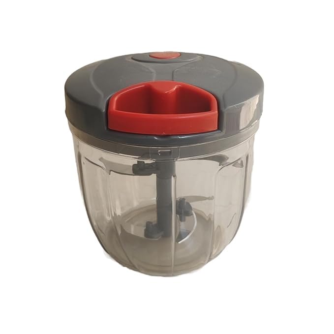 Ramolik 2 in 1 Pull Chopper with Inbuilt 5 Blades & Blender - 1000ml ...