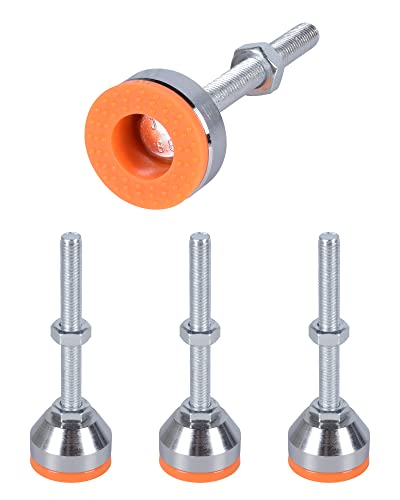 SPDYCESS 4 PCS Furniture Adjustable Feet, M10*80mm Thread Heavy Duty ...