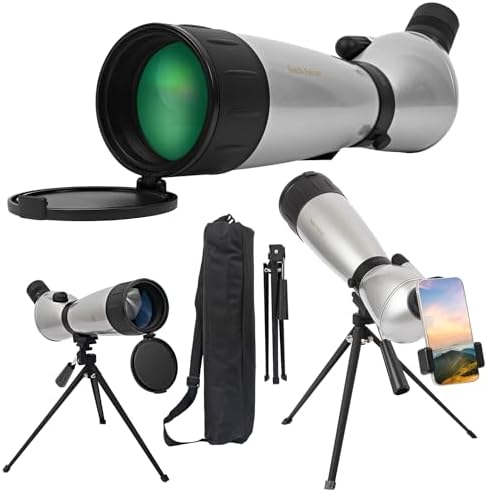 Amazon.com: Nexiview 25-75x80 HD Spotting Scope with 64in Tripod and ...