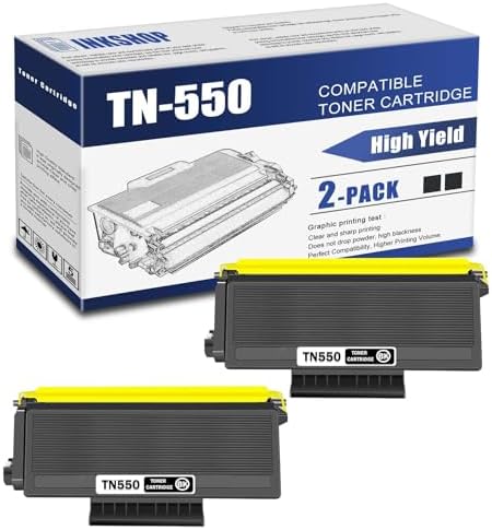Amazon.com: TN550 Compatible TN-550 Black Toner Cartridge Replacement ...