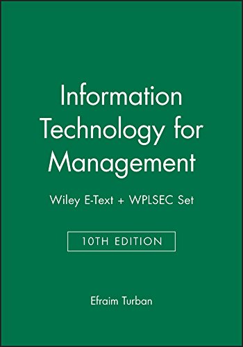 Information Technology for Management, 10e Wiley E-Text + WPLSEC Set ...