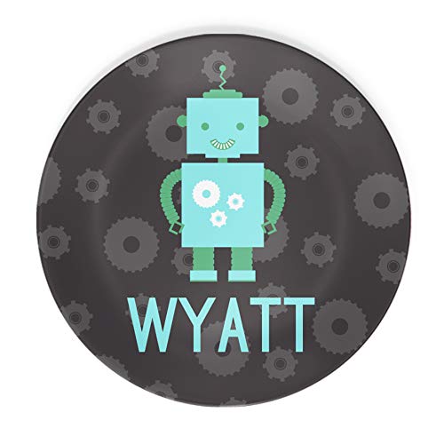 Amazon.com: Personalized Robot Plate for Kids : Handmade Products