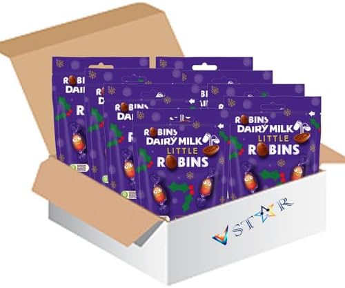 Christmas Little Robins Chocolate Bag 77g – Individually Wrapped ...