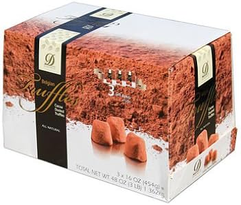 Amazon.com: Donckels Cocoa Dusted Belgian Chocolate Truffles (16 oz ...