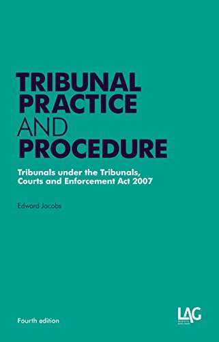 Tribunal Practice and Procedure: Tribunals Under the Tribunals, Courts ...