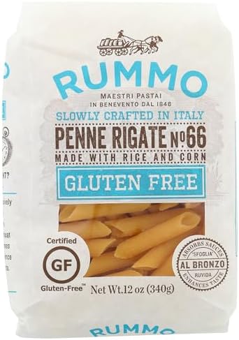 Amazon.com : Rummo Penne Rigate Pasta, Non GMO, Gluten Free, 12 Ounce ...