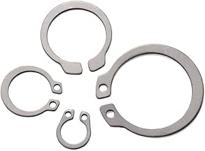 Amazon.com: NOBRIM C-Clip Ring A2 Stainless Steel Washers Internal External Retaining Rings M3 ...