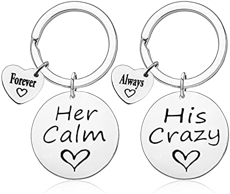 Amazon.com: WIGERLON Couples Keychains For Boyfriend and Girlfriend ...
