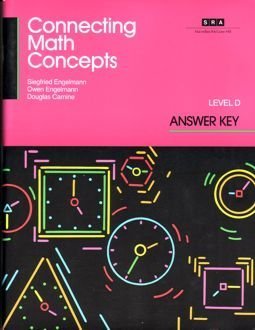 SRA Connecting Math Concepts Grade 4 Level D Answer Key (A Direct ...