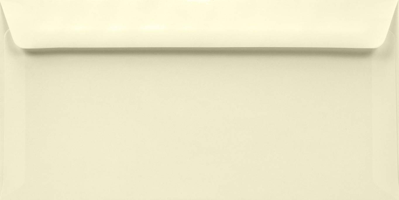 Netuno 25 Long Ivory envelopes 110x220 mm 4.33x8.66 in 120g Aster ...