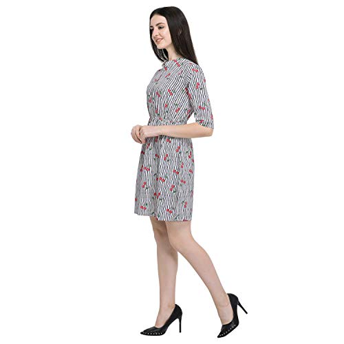 Buy DT Clothes Women's Stlyish Printed Short Dress at Amazon.in