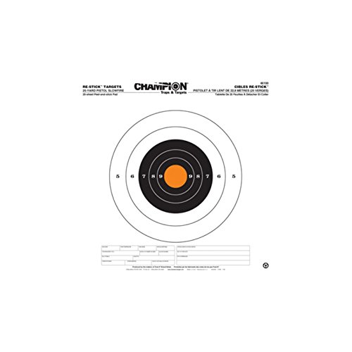 Snapklik.com : Champion Traps And Targets Re-Stick 25 Yard Pistol Slow ...