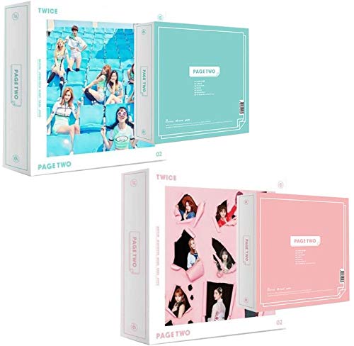 TWICE - TWICE TWICE PAGE TWO 2nd Mini Album RANDOM CD+Photo Book ...