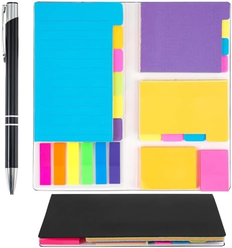 402-Piece Post it Notes Pack Set - Sticky Note Pack with Tabs, Large ...